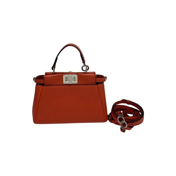 Fendi | Bags | Fendi Micro Peekaboo Leather 2way Mini Shoulder Bag ...